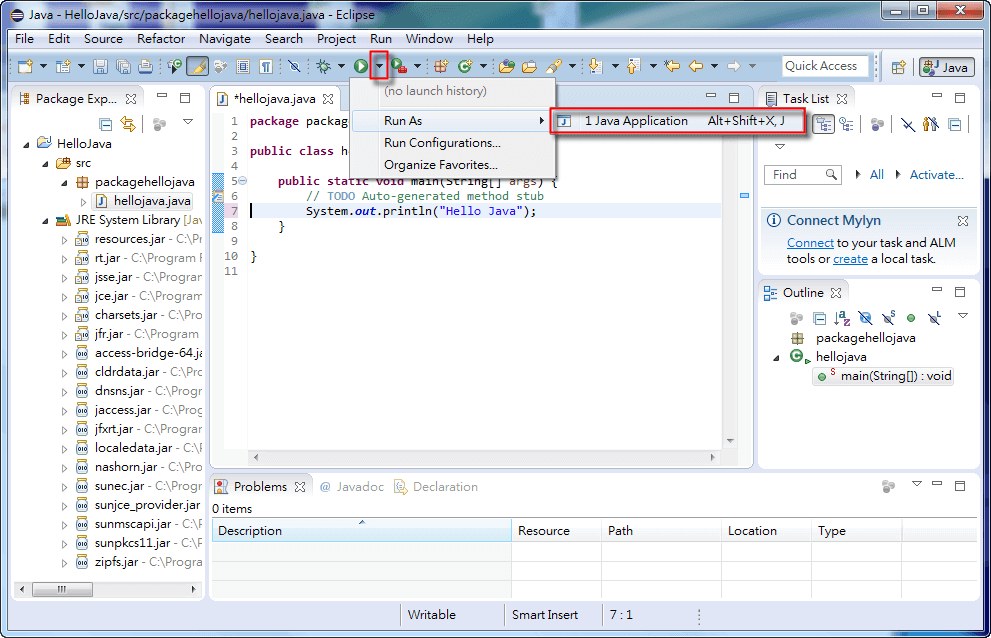 Eclipse 下載安裝與使用教學 For Java 腳印網頁資訊設計