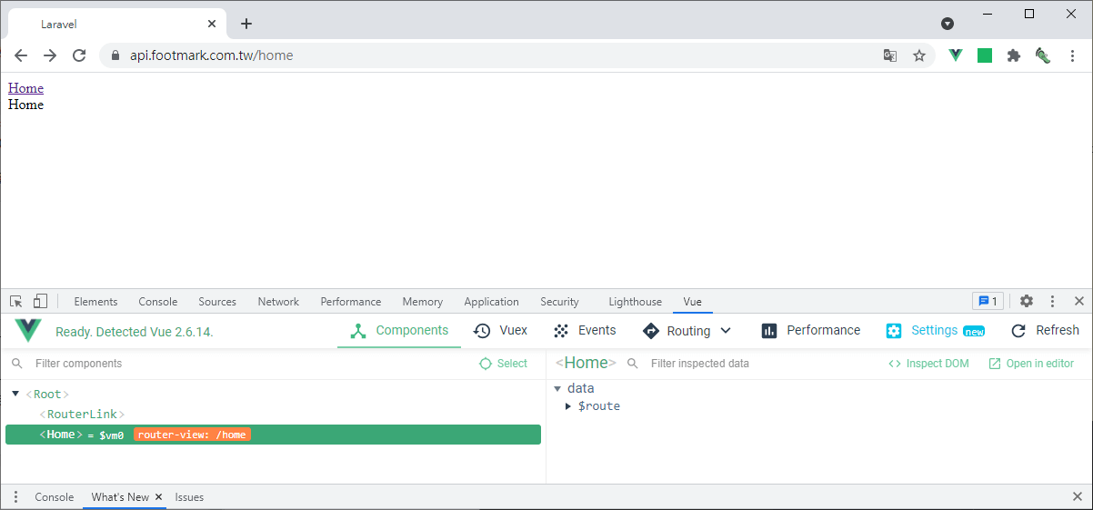 Laravel 建置 Vue.js 和 Vue Router 的 SPA 網站 - 腳印網頁資訊設計